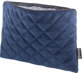 Pouzdro na tablet Velvet barva tmavě modrá látka lesklé, sametová