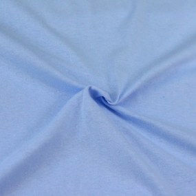 BROTEX Jersey prostěradlo světle modré Rozměr: 180 x 200 cm