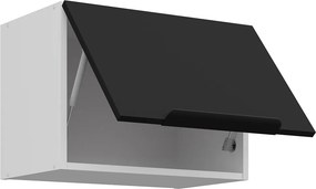 ARIA bc | horní skříňka 50 GU-36 1F výklopná | 50 cm | ANTI FINGERPRINT povrch | bílá/černá