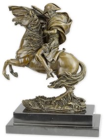 Bronzová socha - Napoleon na koni figurka vojevůdce