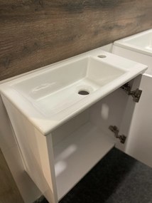 Kingsbath Leo White 50 koupelnová skříňka s umyvadlem