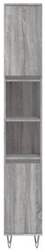 3dílný set koupelnových skříněk šedý sonoma kompozitní dřevo,  3187795