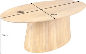 Oválný jídelní stůl Movement 220 cm mango
