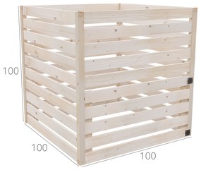 Dřevěný kompostér - 100x100 cm