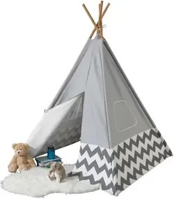 KidKraft Dětský stan TEEPEE šedá / od 3 let