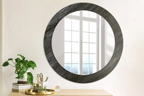 Kulaté dekorativní zrcadlo Černý kámen fi 70 cm