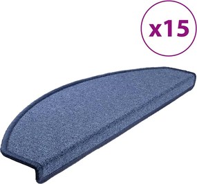 15 ks Nášlapy na schody modré 65 x 24 x 4 cm 133891