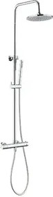 kielle - Sprchový set s termostatem, 20 cm, 1 proud, chrom