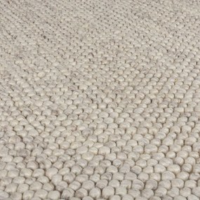 Flair Rugs, Ručně tkaný běhoun Minerals Light Grey, 60x230, béžová, chodba / předsíň