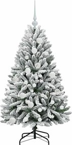 Umělý vánoční stromeček 120 cm 150 LED Teplá bílá PVC a ocel 3395733