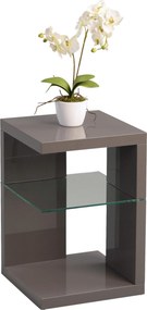 XXXLutz ODKLÁDACÍ STOLEK, antracitová Xora - Odkládací stolky - 001815009103
