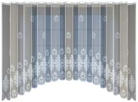 Dekorační žakárová záclona s řasící páskou SECRET 160 bílá 300x160 cm MyBestHome