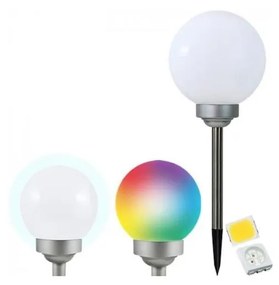 Polux | LED RGB Solární lampa LED-RGB/0,2W/AA 1,2V/600mAh IP44 | SA1235