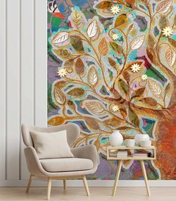 Gario Fototapeta Zlatý kouzelný strom Materiál: Vliesová, Rozměry: 100 x 140 cm