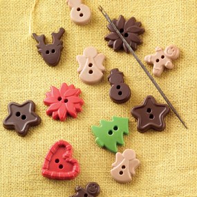 Forma na pralinky Scg41 Xmas Choco Buttons silikonová