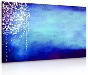 Malvis ® Obraz Mandala modrého potěšení Velikost: 150x100 cm