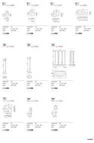 Redo 01-2474 - Lustr na lanku LUMIEN 1xG9/10W/230V pr. 13 cm zlatá/bílá