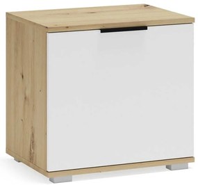 Botník Walker 50 cm, dub artisan / bílá