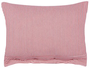 Sada 2 bavlněných polštářů 40 x 60 cm červená/bílá AALITA Beliani