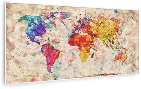 Klarstein Wonderwall Air Art Smart, infračervený ohřívač, 120 x 60 cm, 700 W, barevná mapa