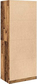 Šatní skříň old wood 80 x 50 x 200 cm kompozitní dřevo 3307754
