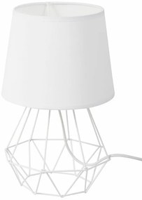 Stolní lampa DIAMENT 2v1 bílá
