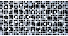 TP10016507 PVC obkladové 3D panely GRACE Mozaika moderní černo-bílá