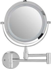 Kosmetické zrcadlo s osvětlením/zvětšovací (zvětšení 2x) 18x29 cm Cassini – Premier Housewares