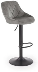 Barová židle STOOL H101 šedivá