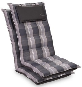 Sylt, čalouněná podložka, podložka na židli, podložka na výše polohovací křeslo, polštář, polyester, 50 × 120 × 9 cm, 2 x podložka