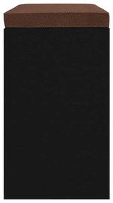 Botníková lavice černá 103 x 30 x 48 kompozitní dřevo - Default Title