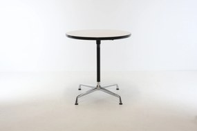 Stůl konferenční, Vitra, Eames, pr. 70cm/v72cm, bílá/alu