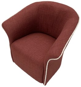 Designové otočné křeslo Felony bordó