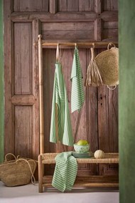 Pip Studio Apron Stripes kuchyňská zástěra - světle zelená (Kuchyňská zástěra ve světle zelené barvě o rozměru 72 x 89.5 cm )