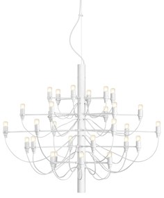 Flos A1401009 2097-30, luxusní matně bílý lustr, 30x15W E14 mléčná, prům. 88cm, výška 72cm