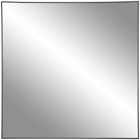 OnaDnes -20% Nordic Living Černé kovové nástěnné zrcadlo Vincent 60 x 60 cm
