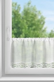 KRÁTKÁ ZÁCLONA NA PÁSCE VINCE 100X40 CM BÍLÁ
