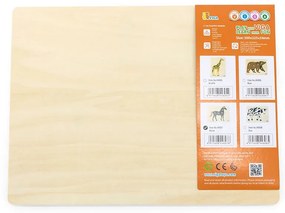 Dětské dřevěné puzzle vkládačka Montessori Viga Kůň