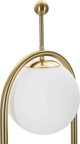 Stojací lampa Glamy 168 cm bílá/zlatá
