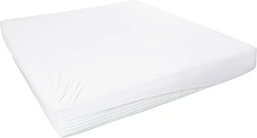 Primera Elastan-Jersey-napínací prostěradlo s gumou po obvodu, 90-200 x 200 cm. (bílá, 90-100 x 200 cm)