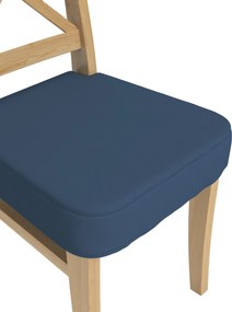 Sedák na židli IKEA Ingolf barva tmavě modrá