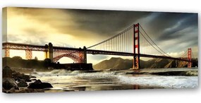 Gario Obraz na plátně Pohled na Brooklynský most Rozměry: 90 x 30 cm
