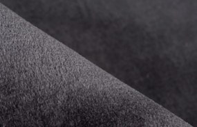 Kusový koberec PERI DELUXE 200/Graphite BARVA: Černá, ROZMĚR: 120x160 cm