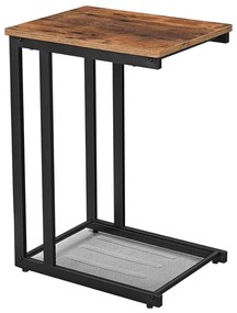 Noční stolek Pansy (hnědá, 48x65x35 cm)