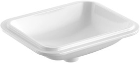 Geberit Variform umyvadlo 45x35 cm obdélníkový pod pult bílá 500.762.01.2