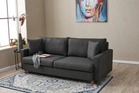 Hanah Home Třímístná pohovka EVA antracitová
