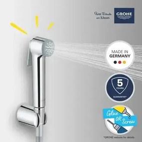 Grohe Vitalio Trigger Spray - Bidetová sprška s držákem a hadicí chrom