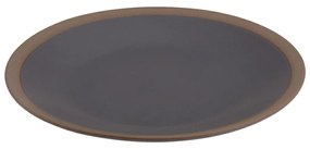 Kameninový dezertní talíř Clay, (fi) 18 cm, hnědý