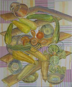 Daniela Krajčová | Tekvice Rám: Černý, Velikost: 40 x 40 cm