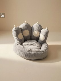 Sinsay - Taburet ve tvaru tlapky - šedá